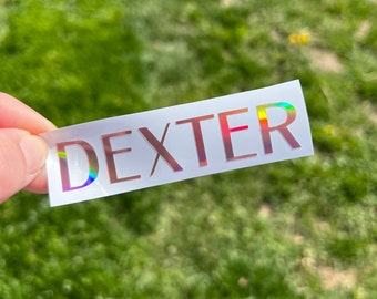 Dexter Window Decal - Etsy