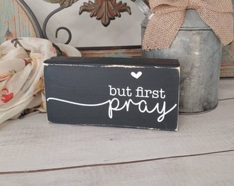 Pray Wood Sign - Etsy