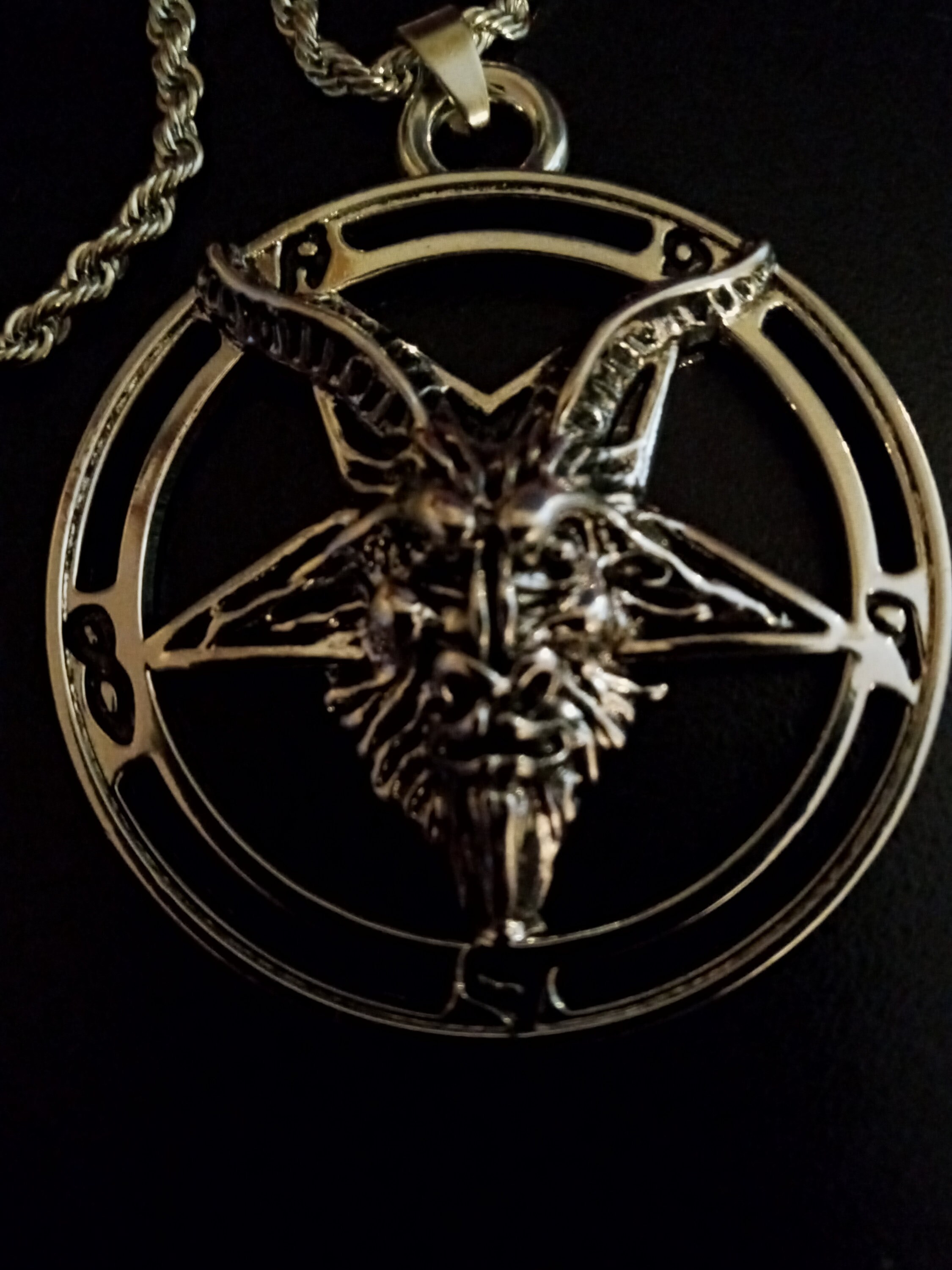 Baphomet Pendent Necklace or Keychain/ Car Mirror Baphomet | Etsy