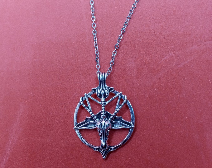 Baphomet Pendant, Baphomet Necklace, Occult Pendant, Occult Necklace ...