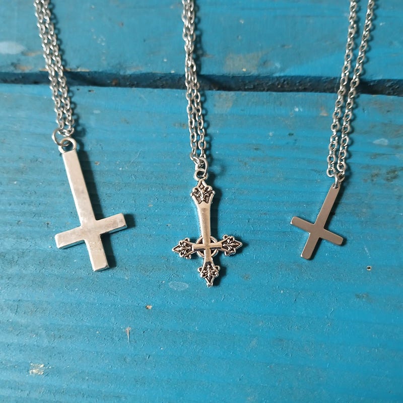 Silver Chain Satanic - Etsy
