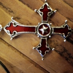 Inverted Cross Necklace, Upsidedown Cross Necklace, Satanic Necklace - Etsy