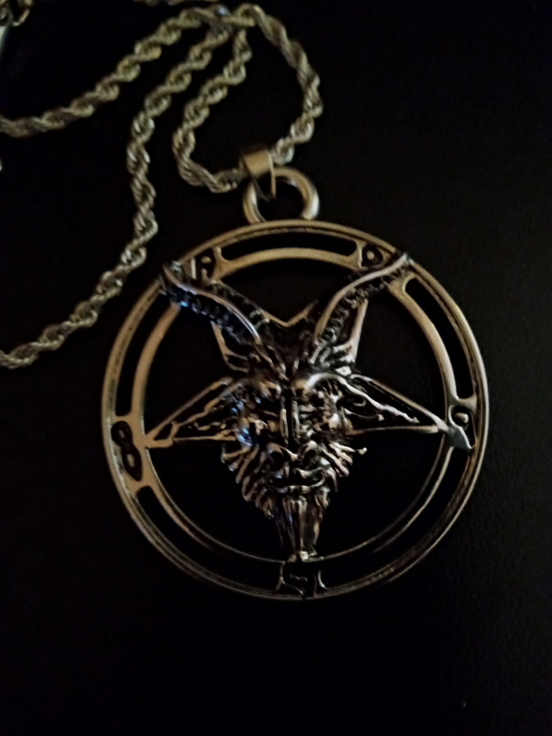 Baphomet Pendent Necklace or Keychain/ Car Mirror Baphomet | Etsy