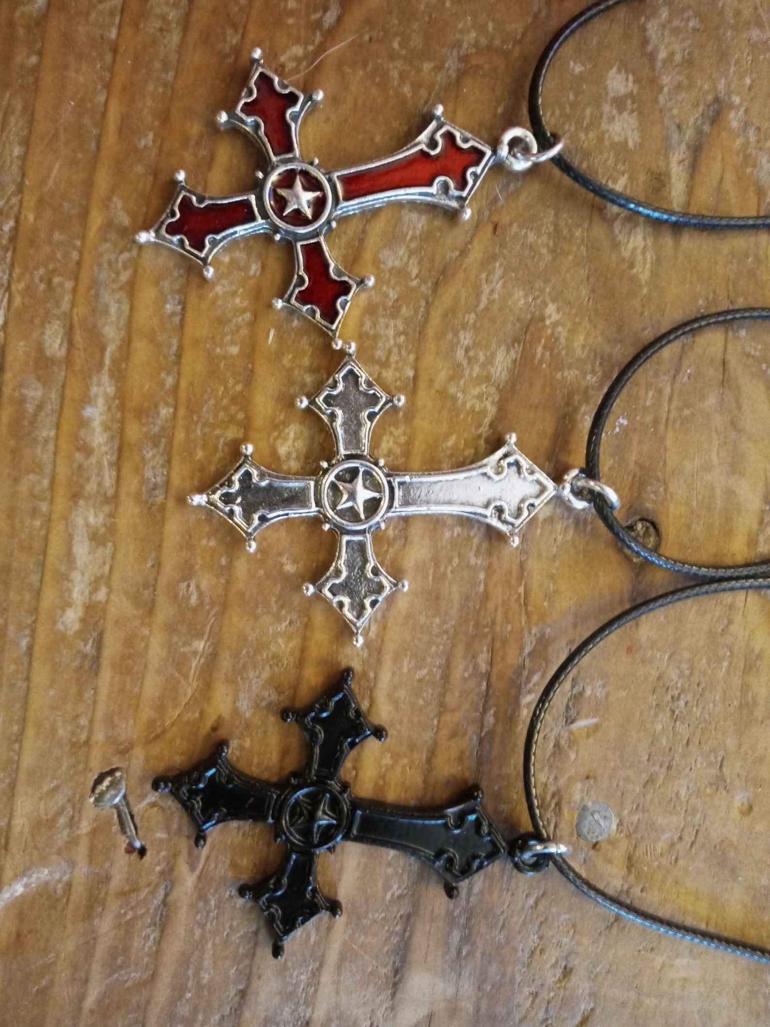 Inverted Cross Necklace Upsidedown Cross Necklace Satanic - Etsy