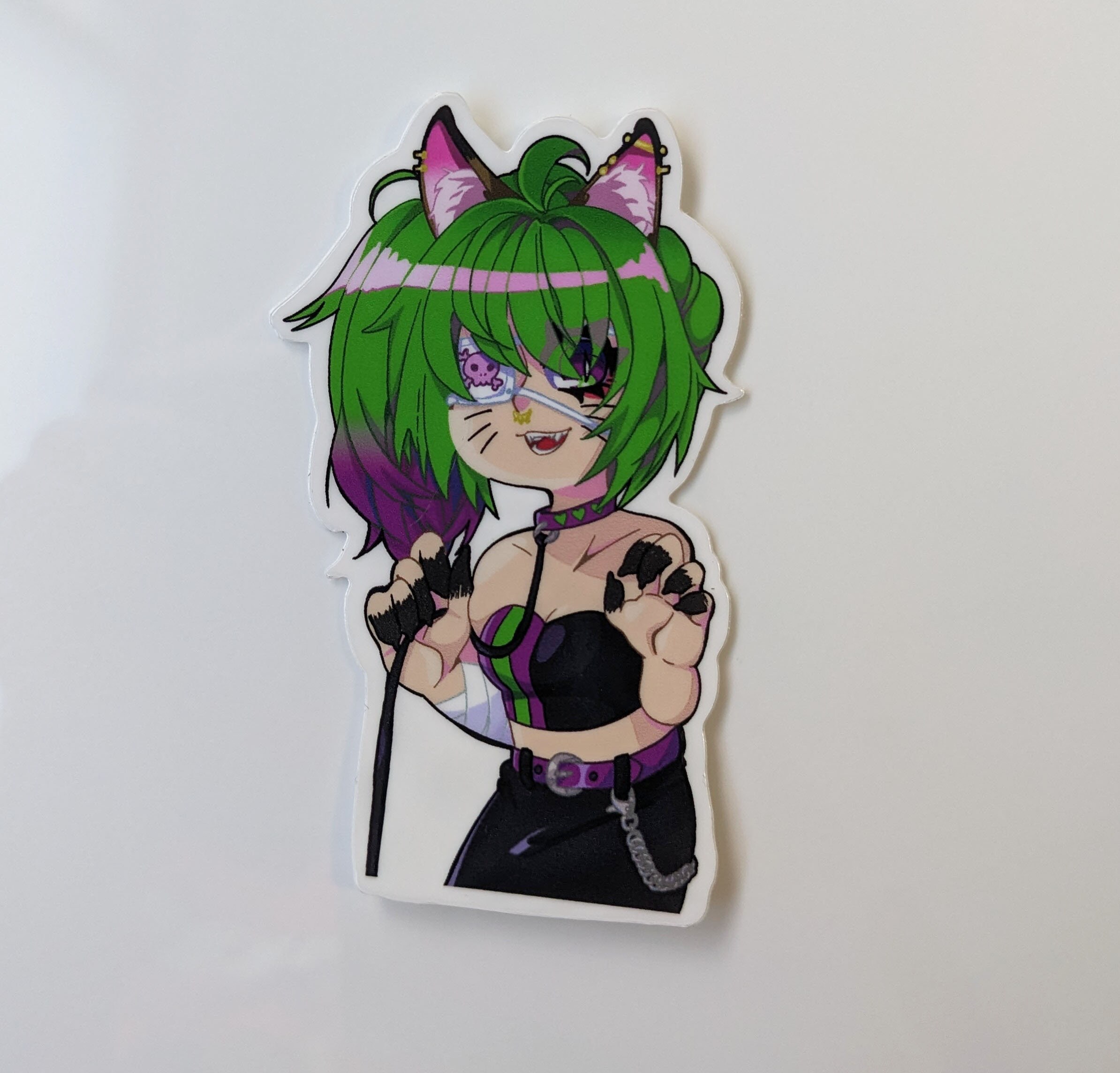 Anime Cat Girl Sticker - Etsy