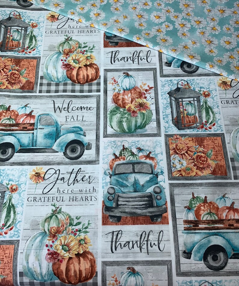 Grateful Harvest Patchwork Quilted Cross Stitch Project Bag - Etsy