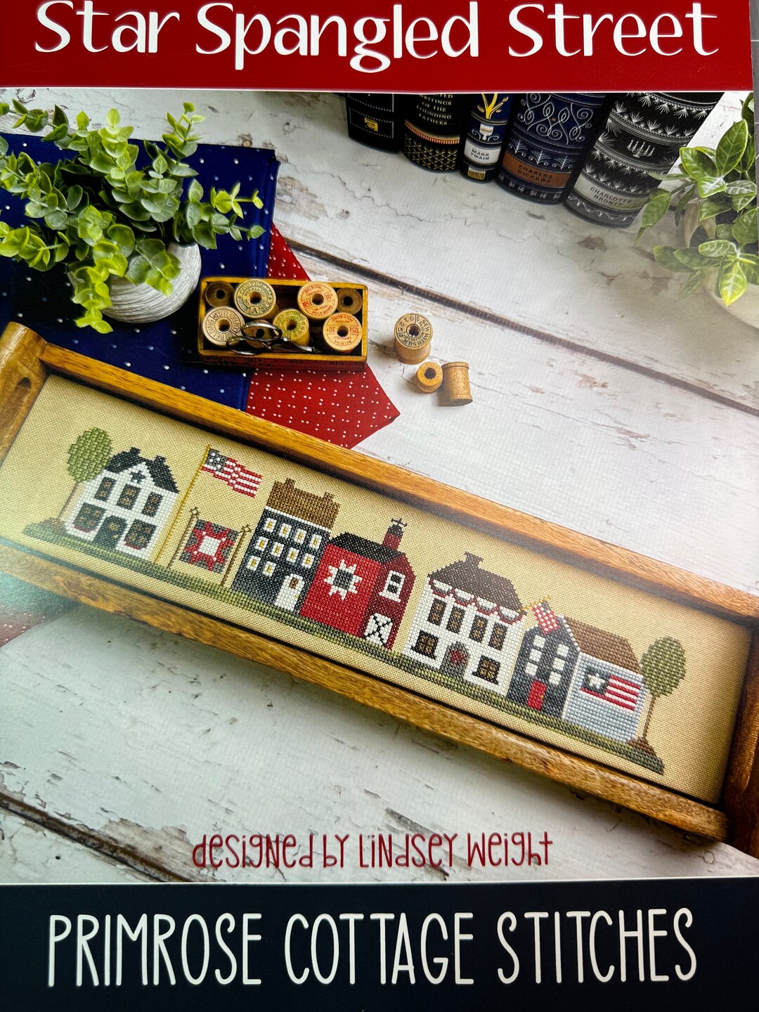 Star Spangled Street by Primrose Cottage Stitches Cross Stitch Chart - Etsy