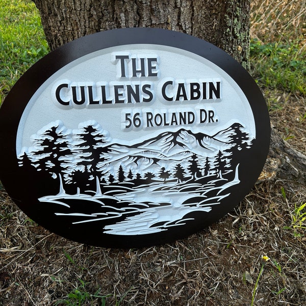 Personalized Outdoor Mountain Sign - Etsy