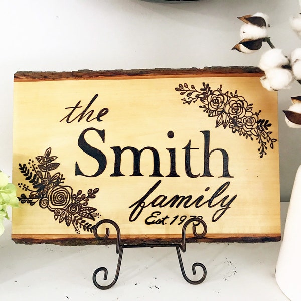 Wood Burned Sign - Etsy