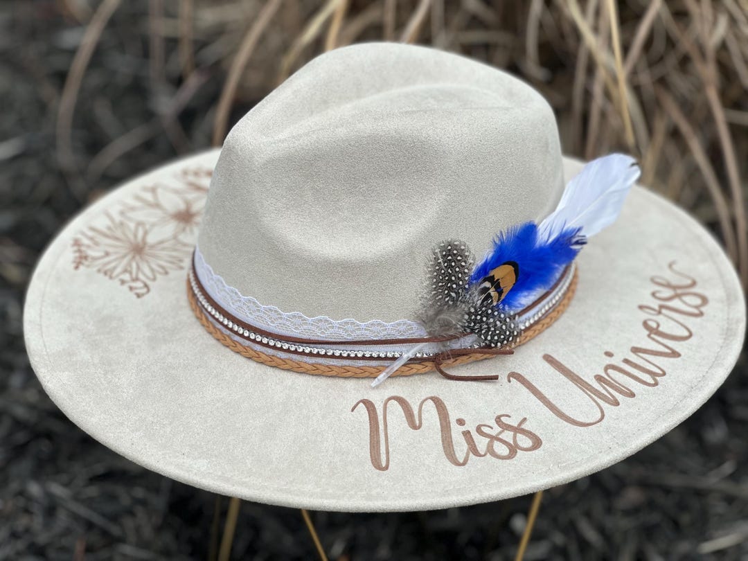 Megan Moroney Concert Hat, Choose Your Own Colors for Feathers and ...