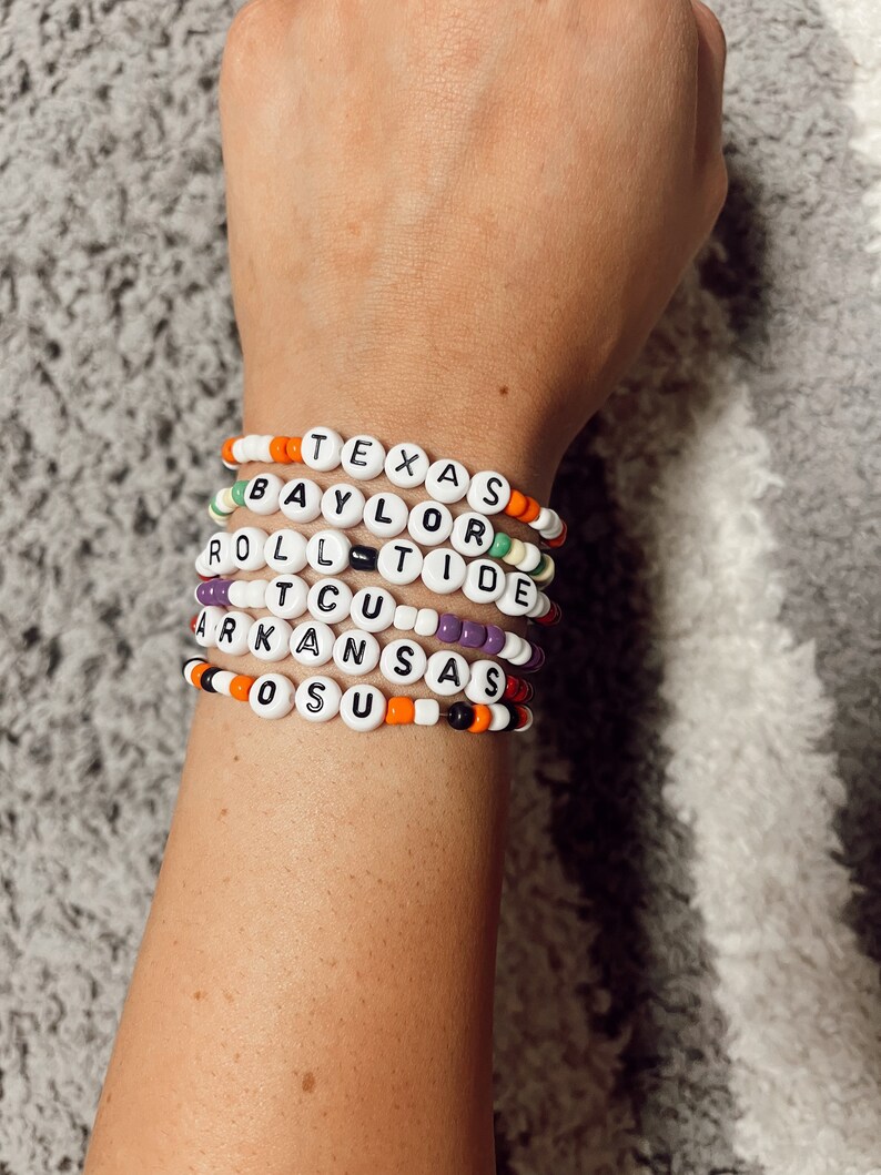 College Bracelets - Etsy
