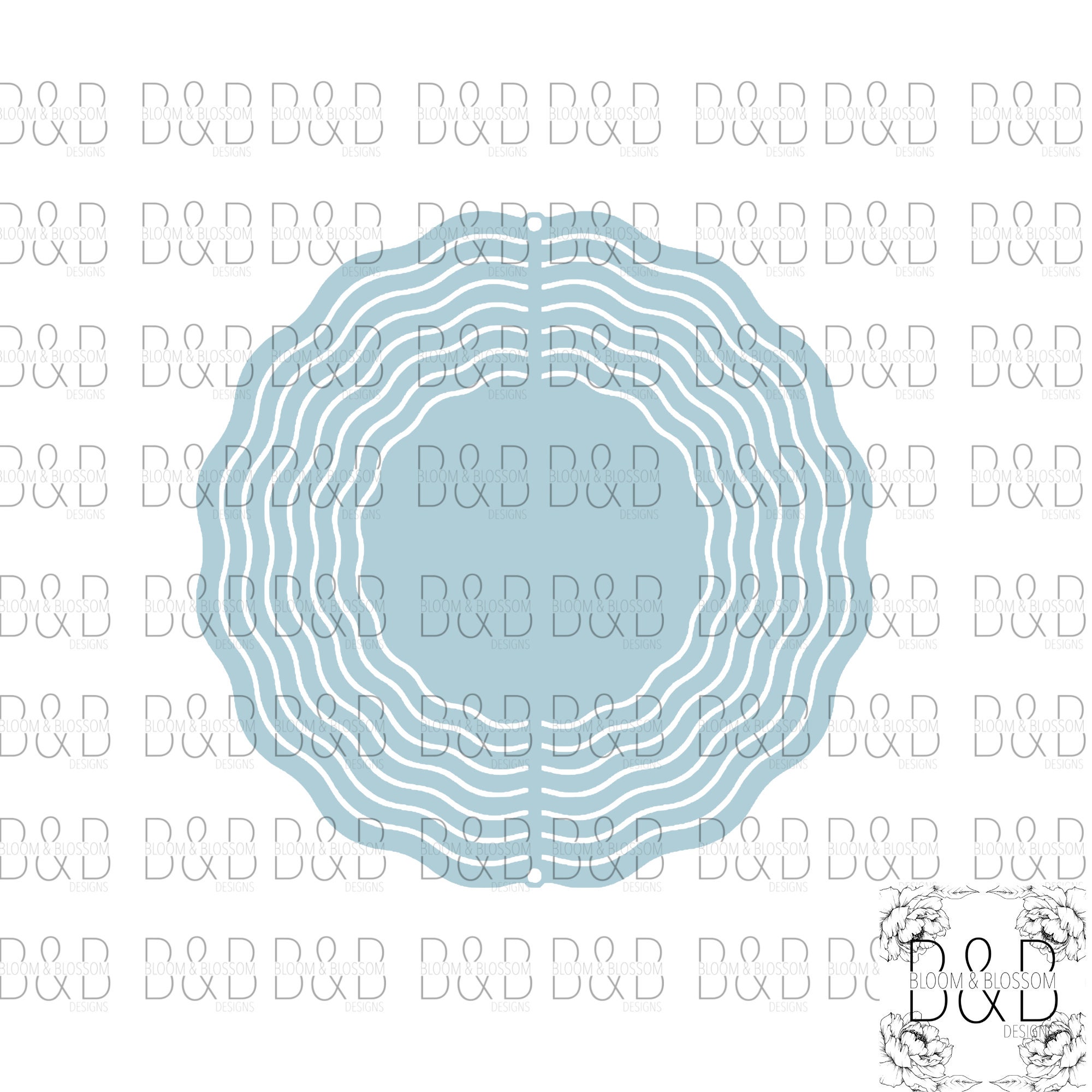 Wind Spinner Template SVG PNG PDF Sublimation Water Slide Etsy Denmark