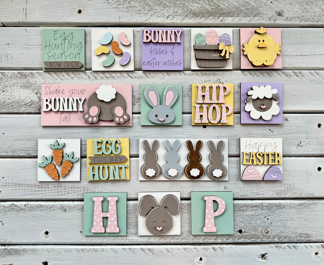 Easter MINI Interchangeable Tile Inserts - Etsy
