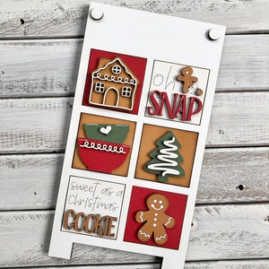 Gingerbread MINI Interchangeable Tile Inserts - Etsy