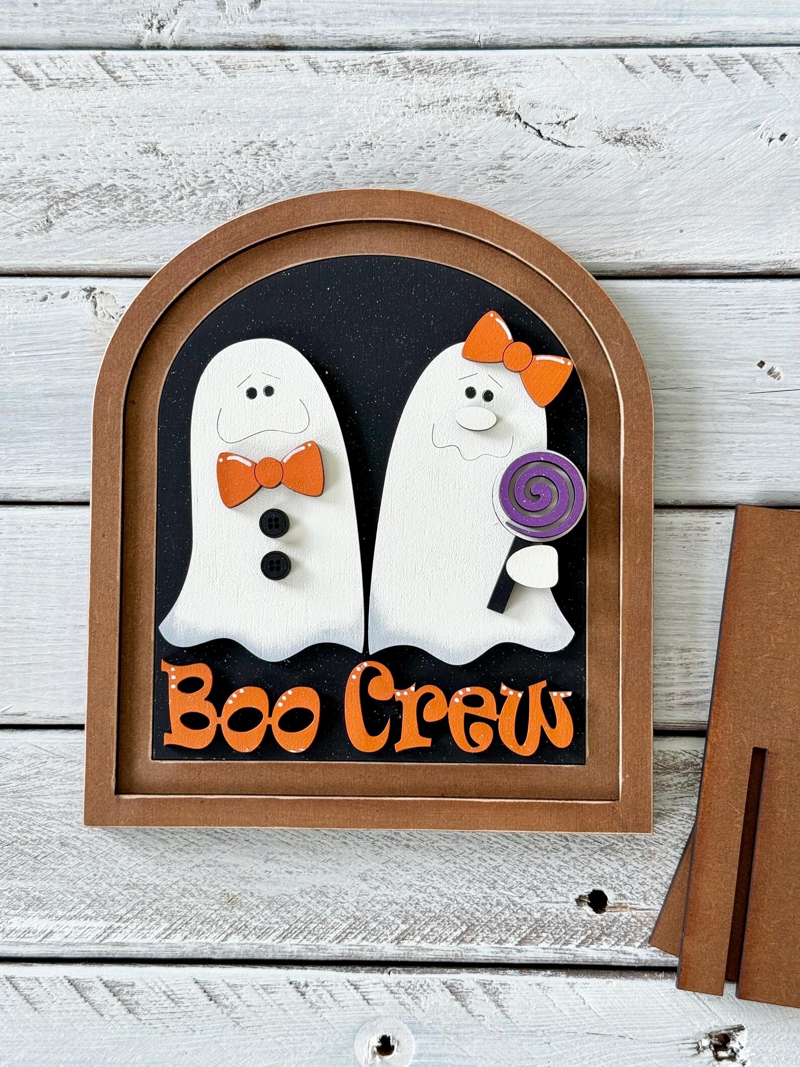 Boo Crew Interchangeable SMALL Arched Sign /halloween Interchangeable ...