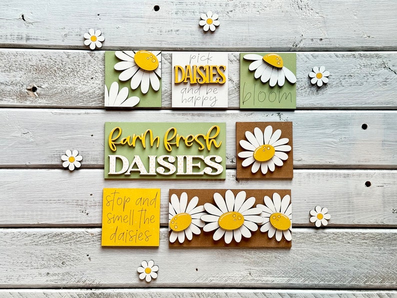 Daisy MINI Interchangeable Tile Inserts - Etsy
