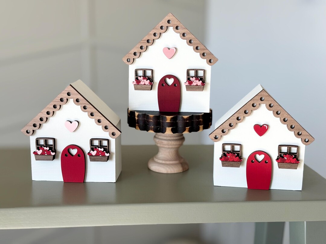 Valentine Chunky Cottage, Valentine House, Valentine Shelf Sitter ...