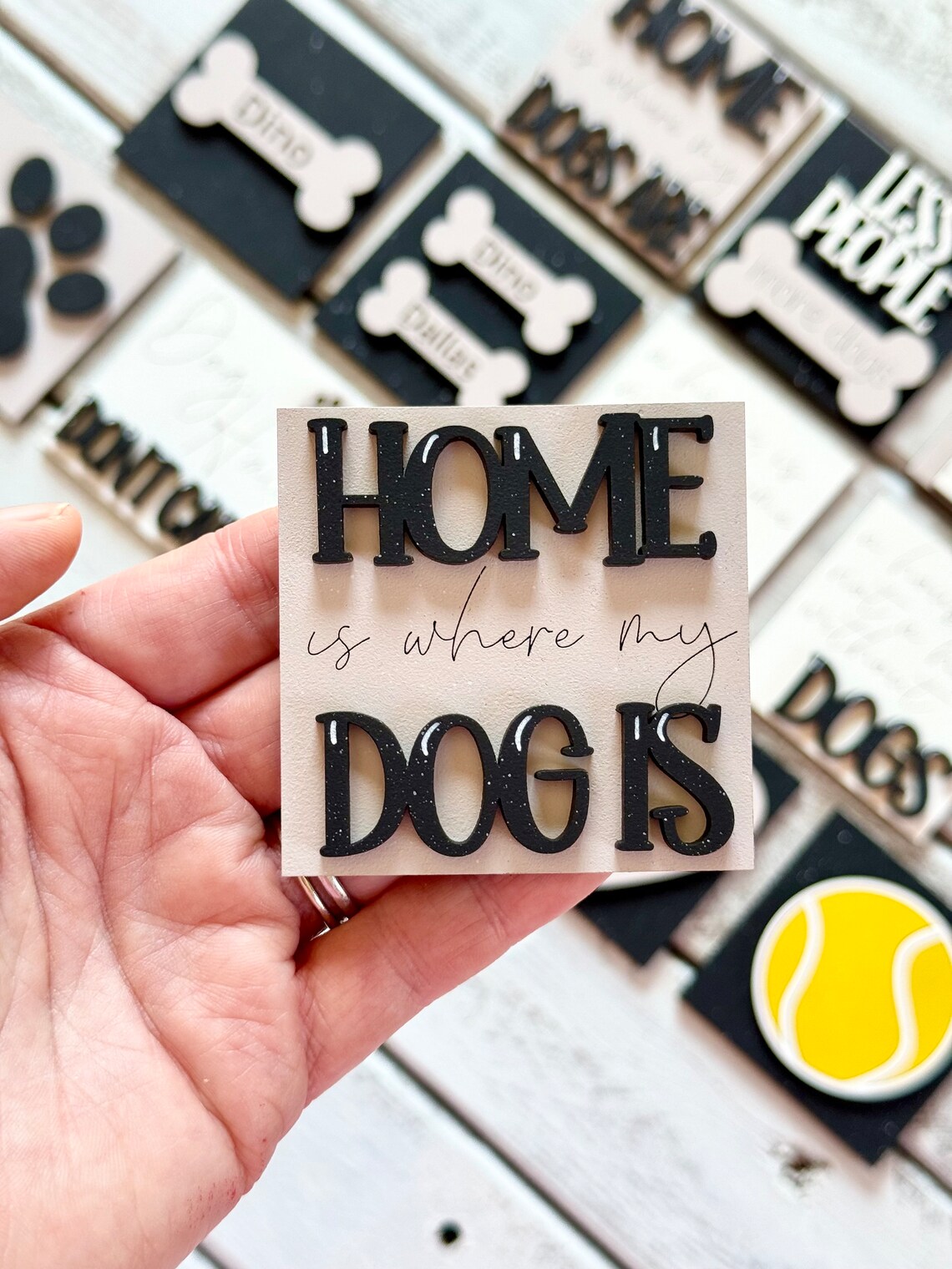 Dog MINI Interchangeable Tile Inserts - Etsy