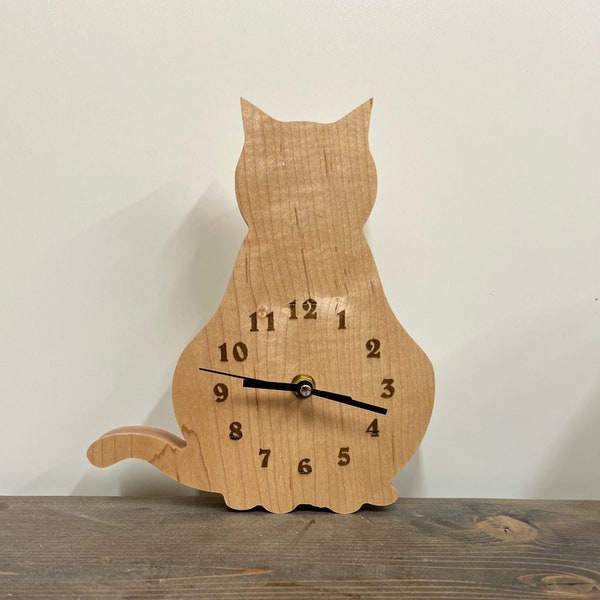 Meowing Cat Clock - Etsy