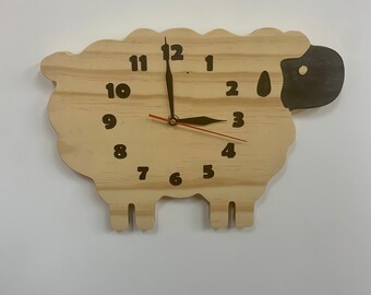 Sheep Clock - Etsy