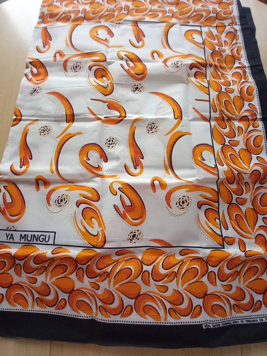 Khanga Fabric Leso African Fabric Tanzanian Kanga Cotton - Etsy