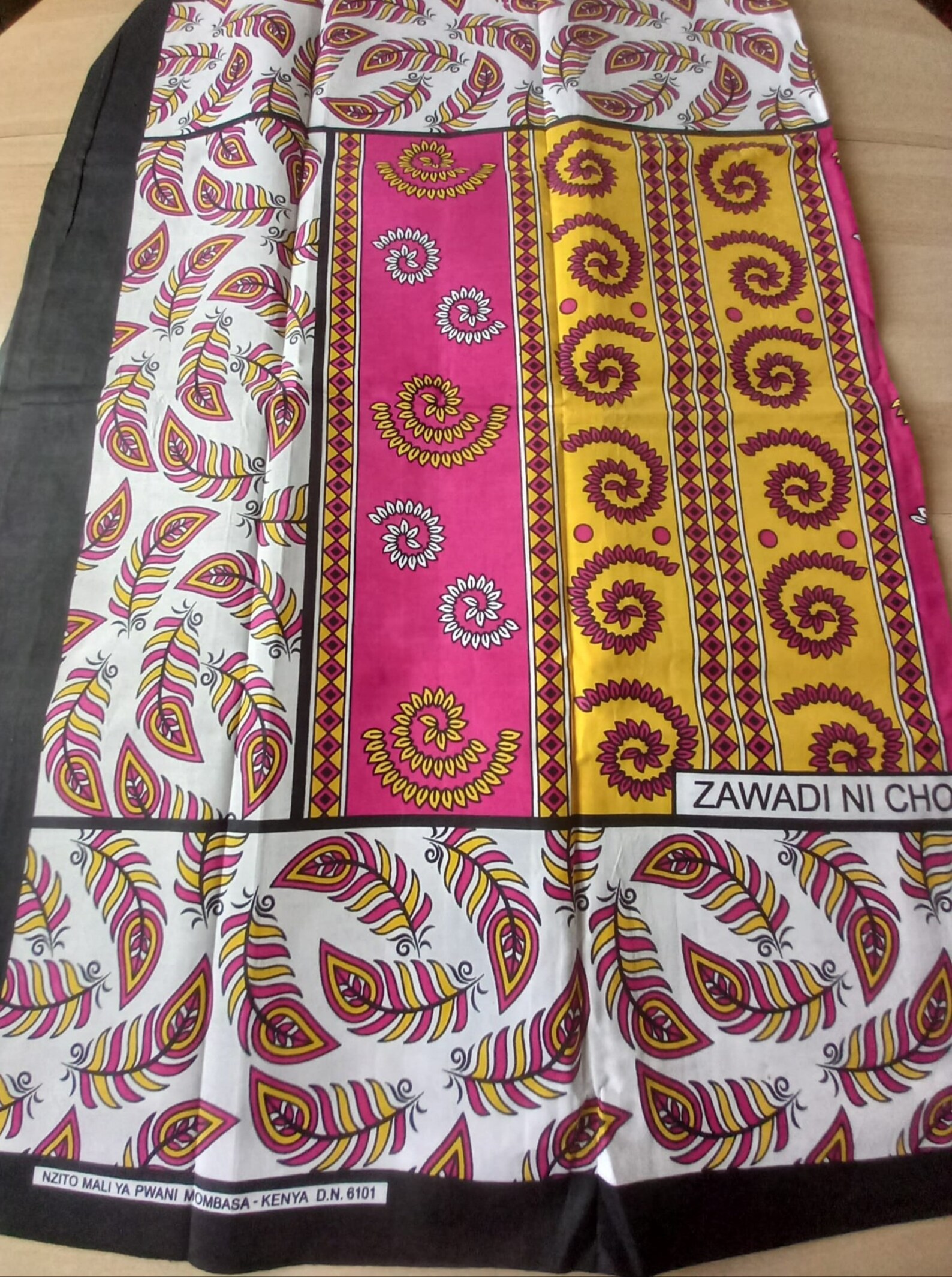 Kenyan Kanga Leso, Khanga Fabric, Pink Kanga, Tanzanian Kanga, Kanga ...