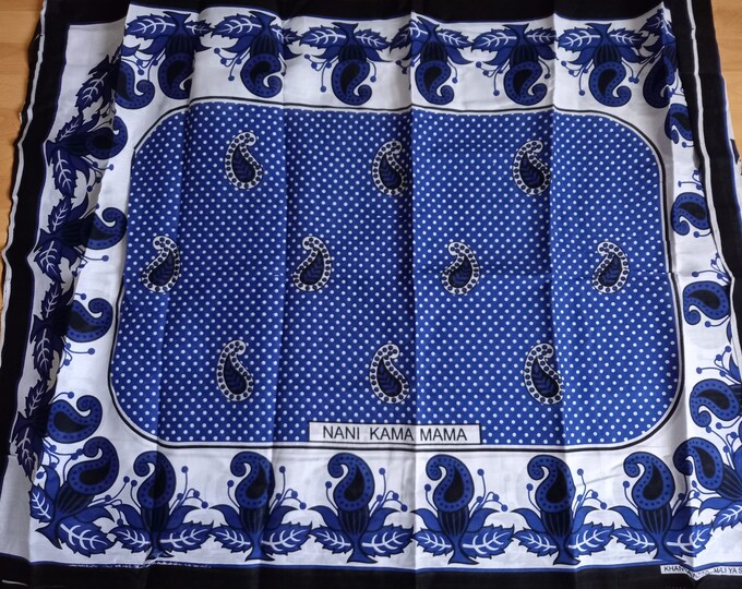 Kanga "nani Kama Mama" African Khanga, Kenyan Leso, Tanzanian Kanga ...