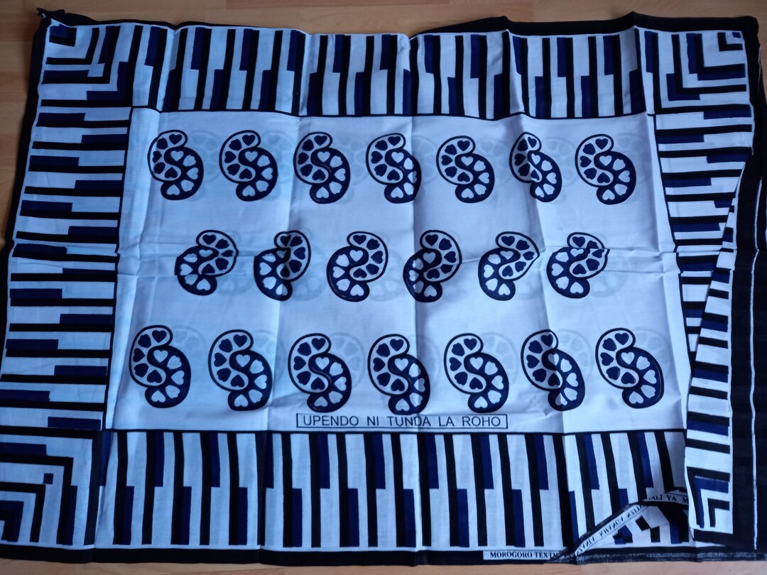 Kanga Fabric, African Khanga, Kenyan Leso, Tanzanian Kanga, African ...