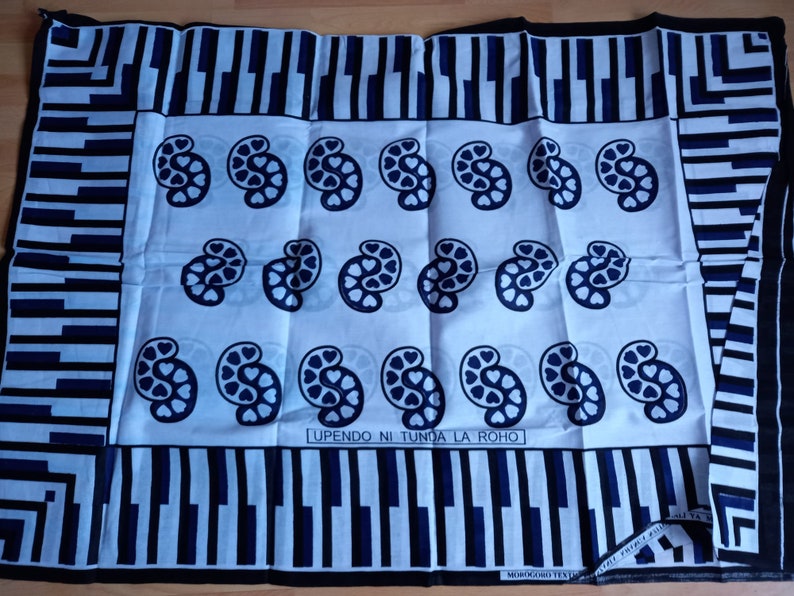 Kanga Fabric, African Khanga, Kenyan Leso, Tanzanian Kanga, African ...