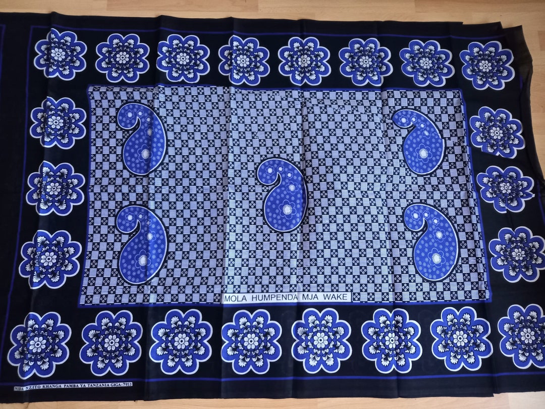Kanga Fabric, African Khanga, Kenyan Leso, Tanzanian Kanga, African ...