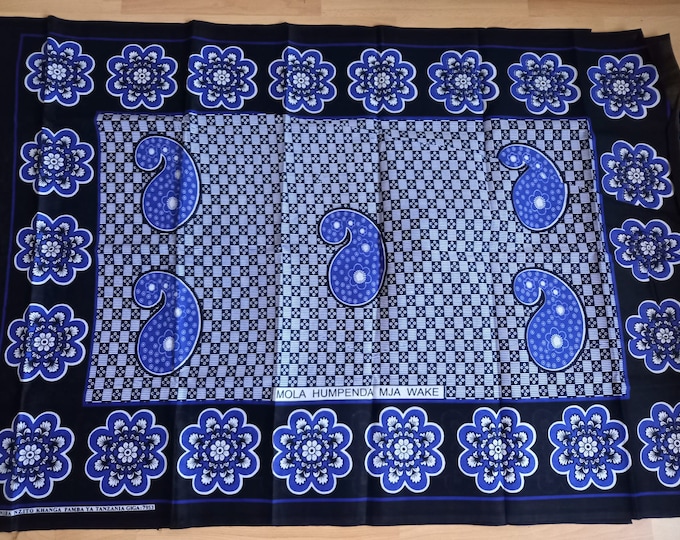 Kanga Fabric, African Khanga, Kenyan Leso, Tanzanian Kanga, African ...