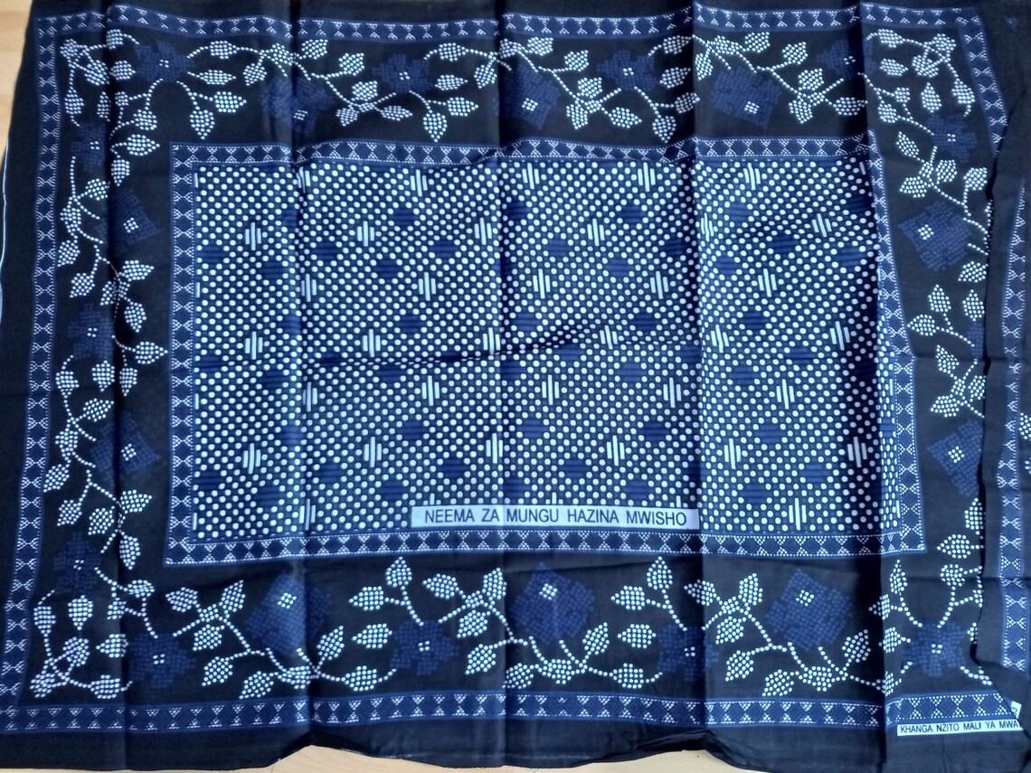 African Kanga, Tanzanian Kanga, African Leso, Kanga Nzito, African ...