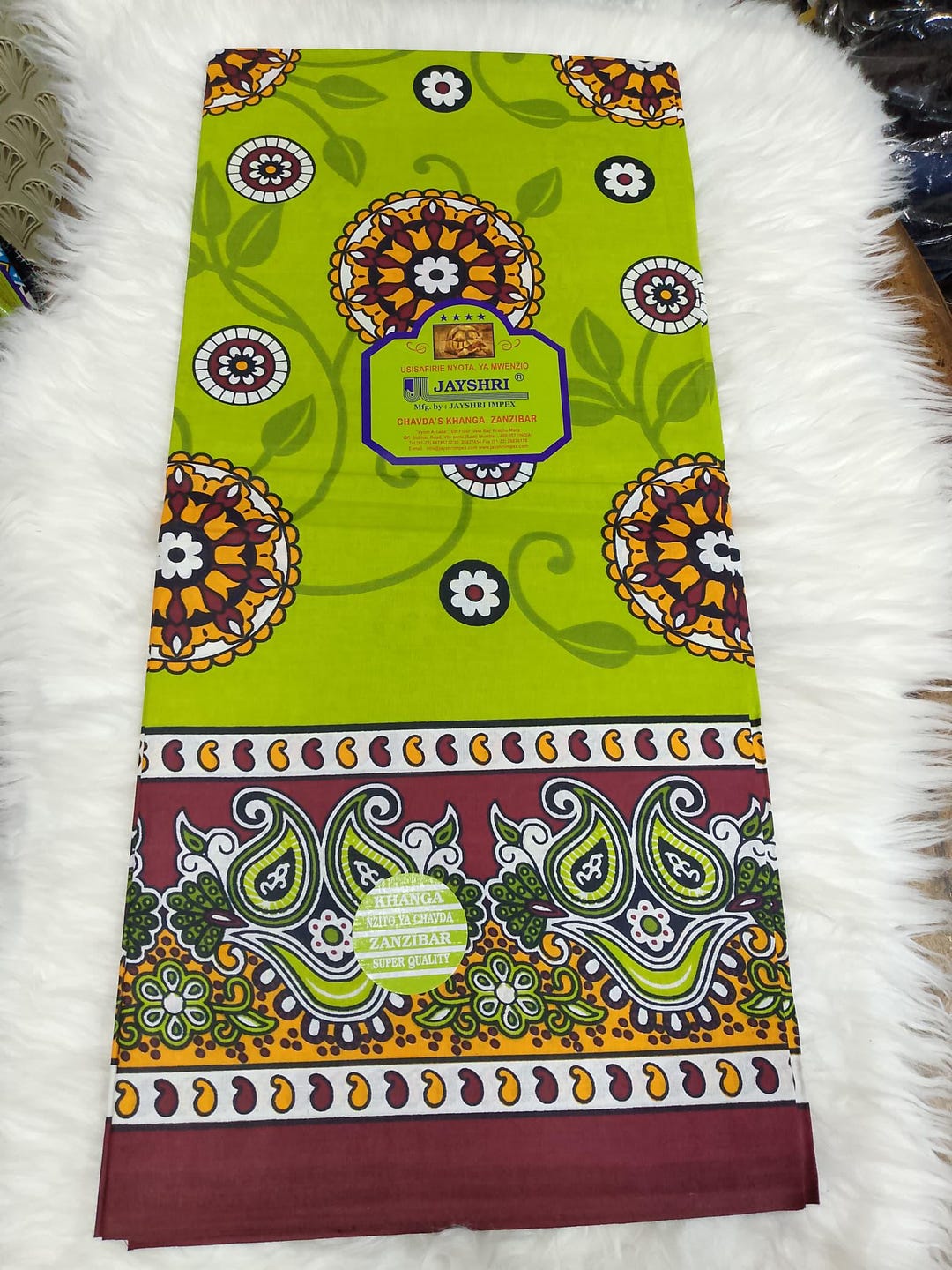 Big Kanga Zanzibar, Khanga Fabric, African Khanga, Tanzanian Kanga ...