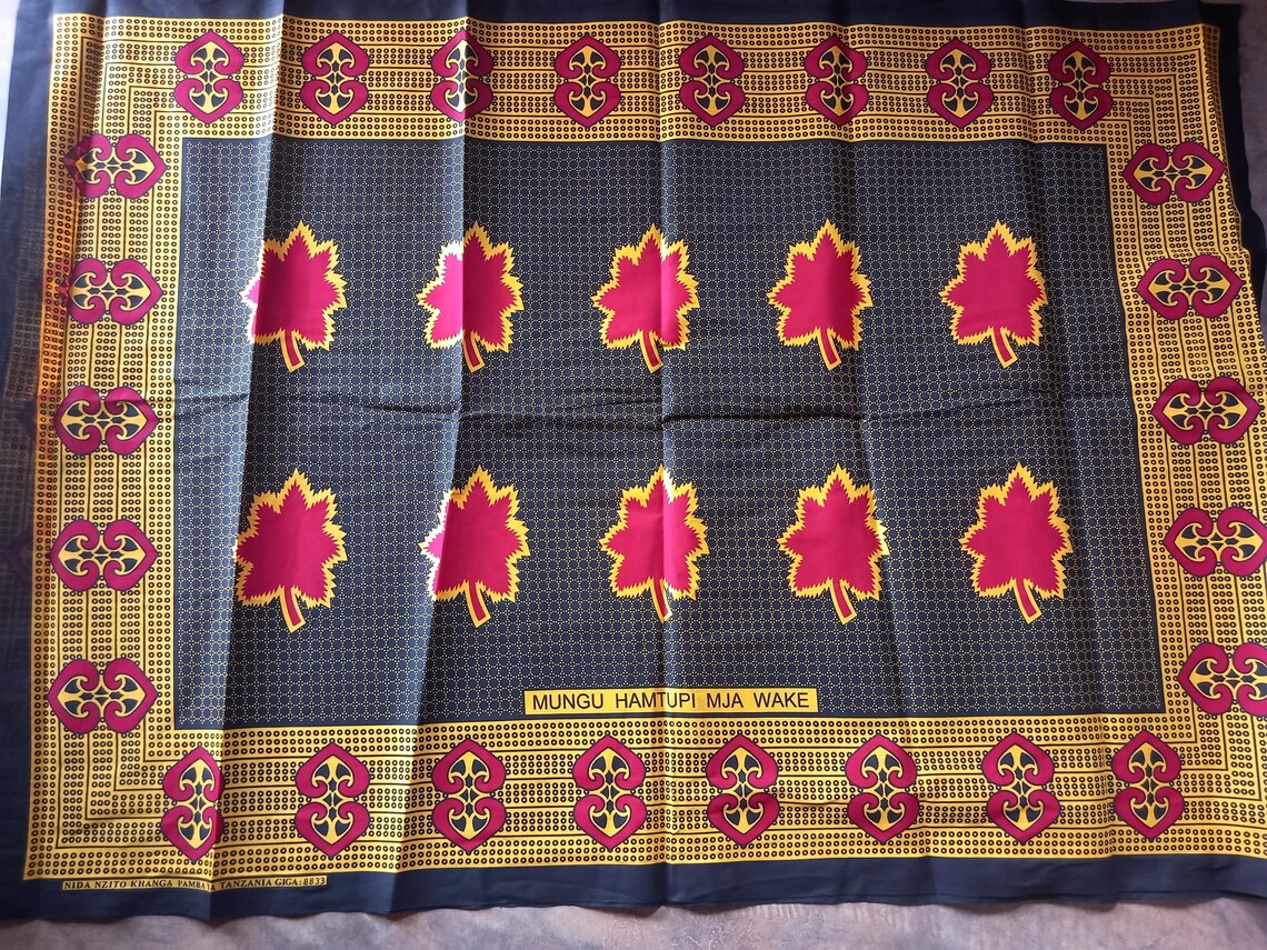 African Kanga, Tanzanian Kanga, African Leso, Kanga Nzito, African ...
