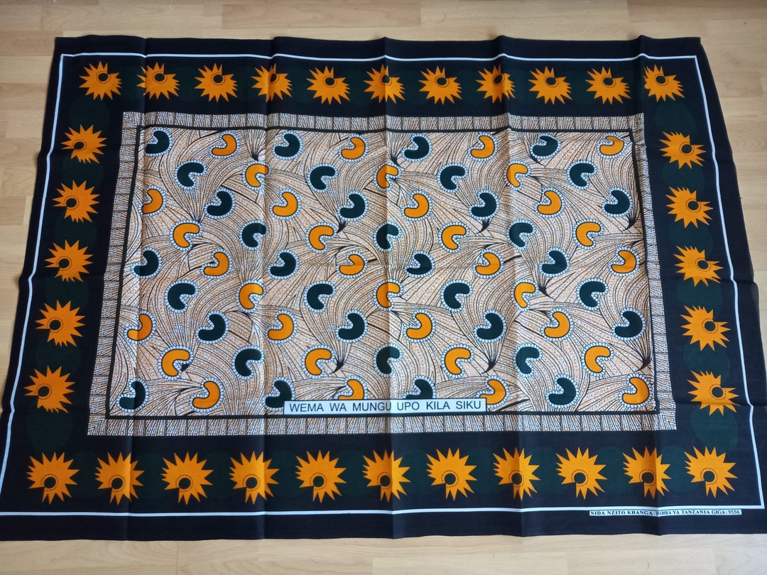 African Kanga, Tanzanian Kanga, African Leso, Kanga Nzito, African ...