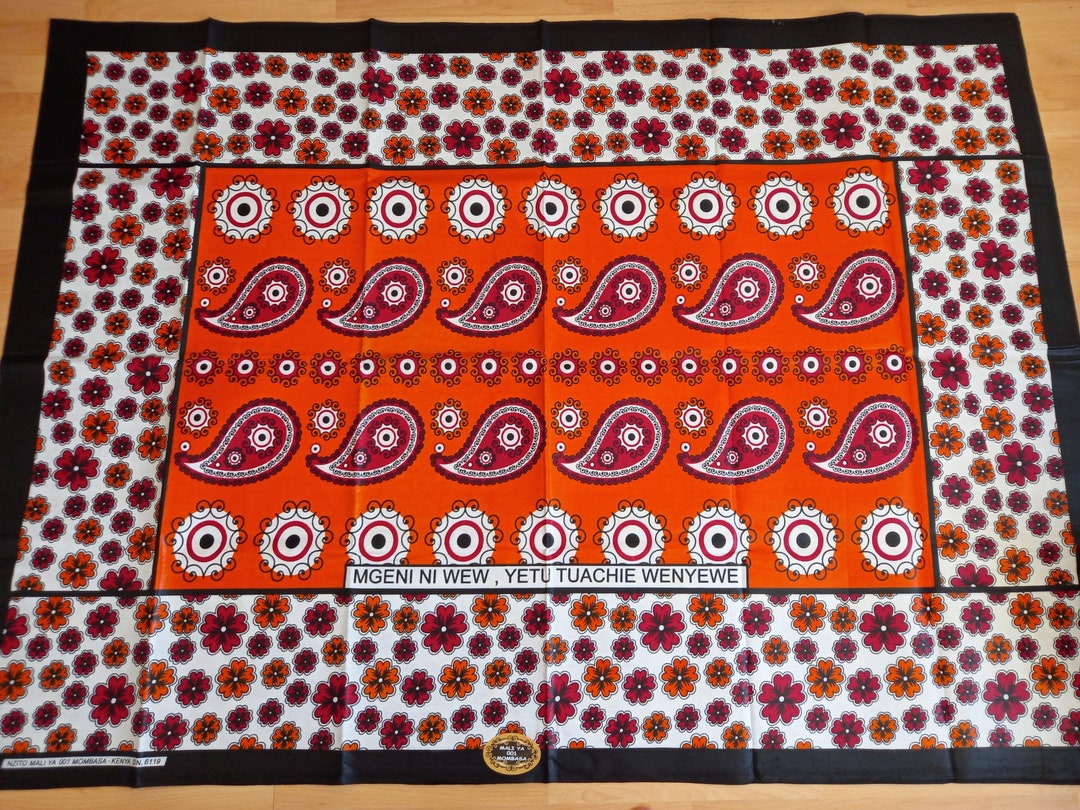Kenyan Kanga Leso, Khanga Fabric, Tanzanian Kanga, Kanga Mombasa ...
