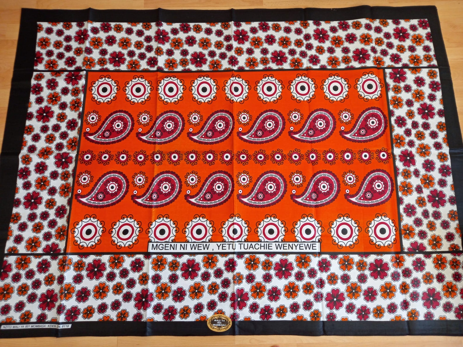 Kenyan Kanga Leso, Khanga Fabric, Tanzanian Kanga, Kanga Mombasa ...