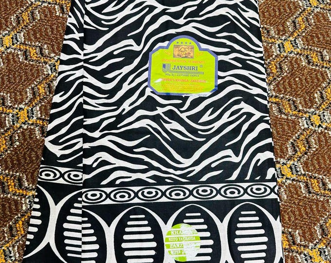 Kanga Zanzibar Big Khanga Fabric, African Khanga, Tanzanian Kanga ...