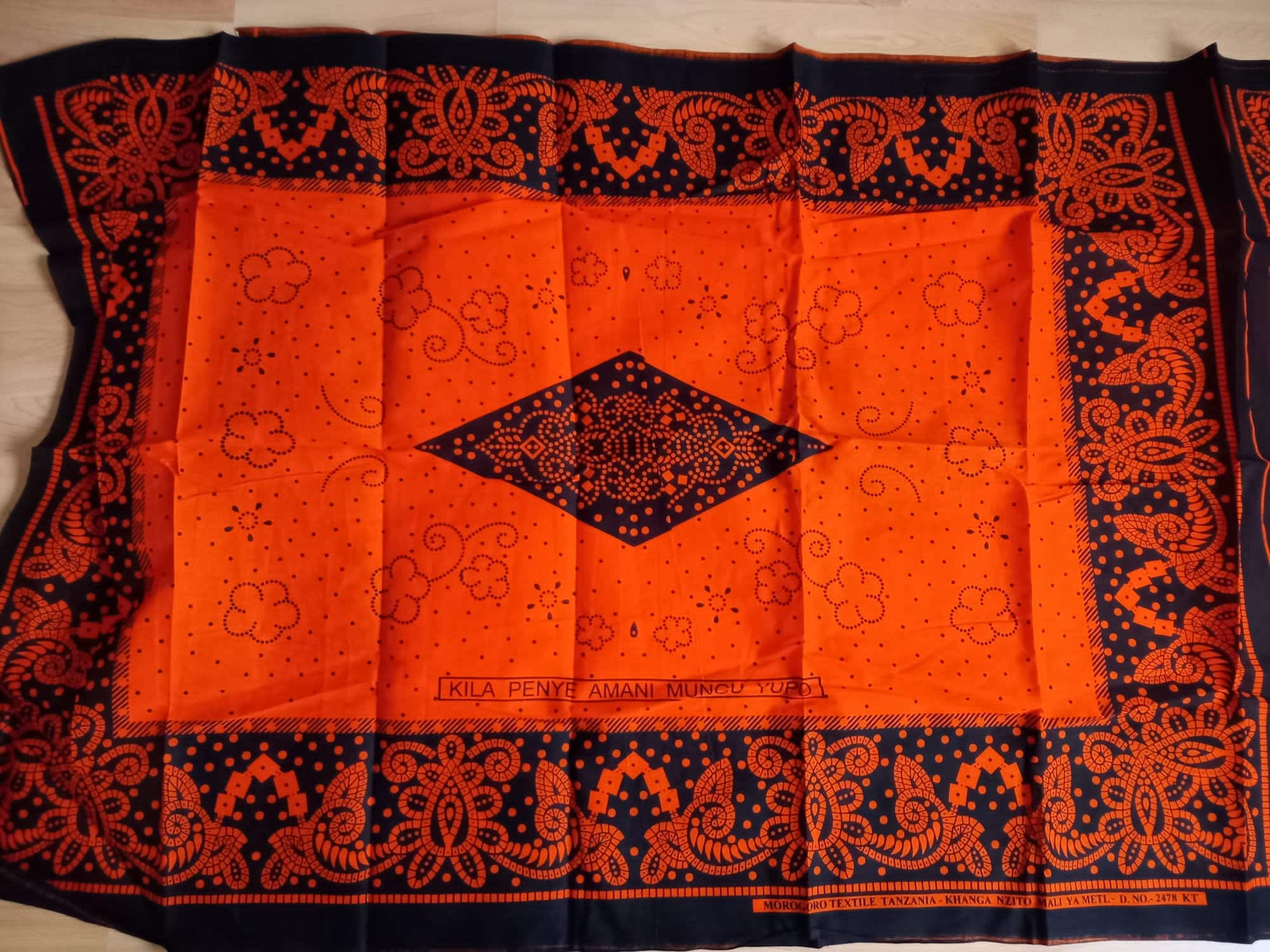 Kanga Fabric African Khanga Kenyan Leso Tanzanian Kanga - Etsy