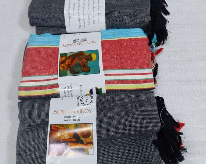 Kikoy Towel, Tanzanian Traditional Kikoy, Cotton Pareo, African Sarong ...