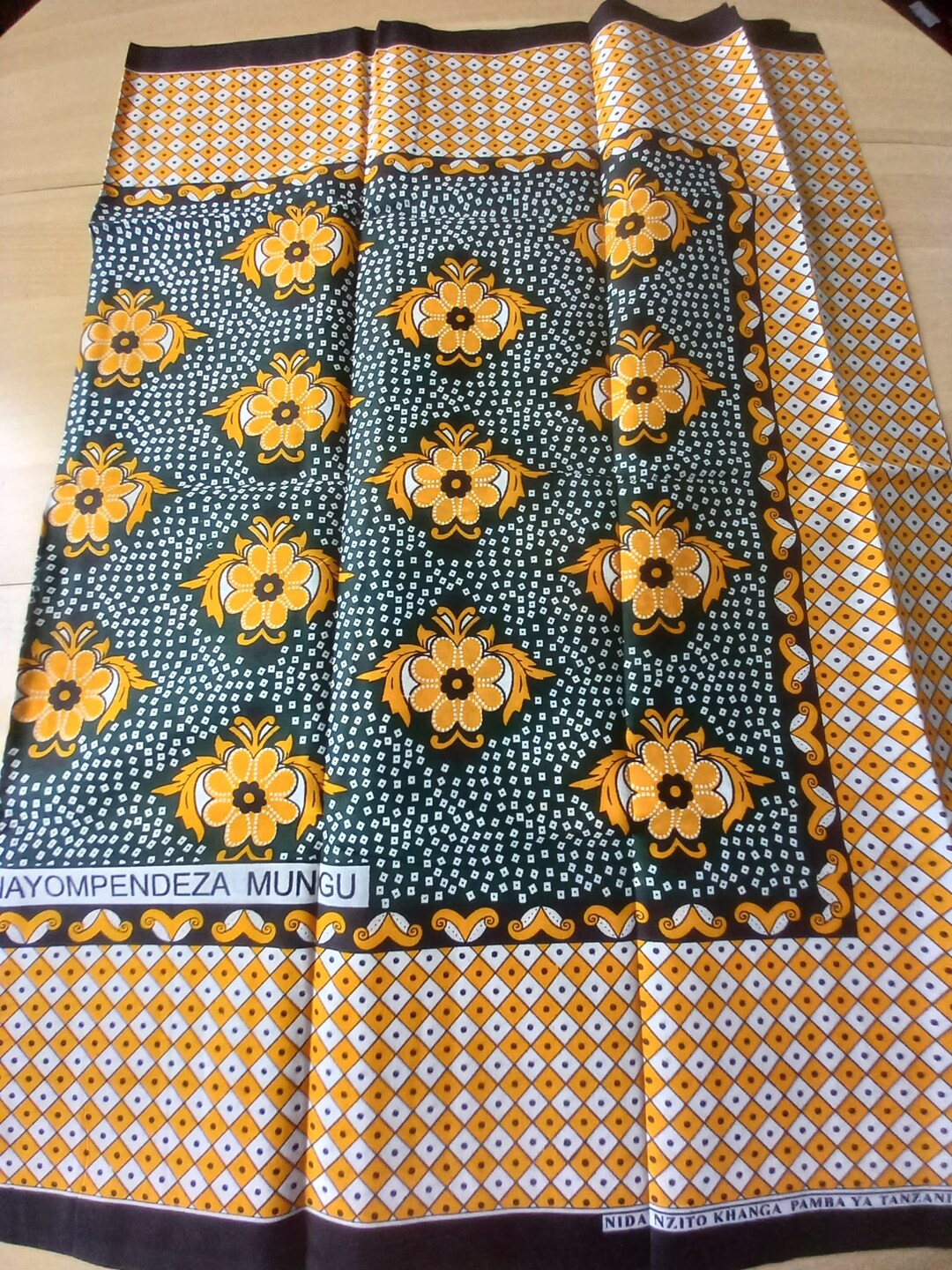 Kanga Fabric African Khanga Kenyan Leso Tanzanian Kanga - Etsy