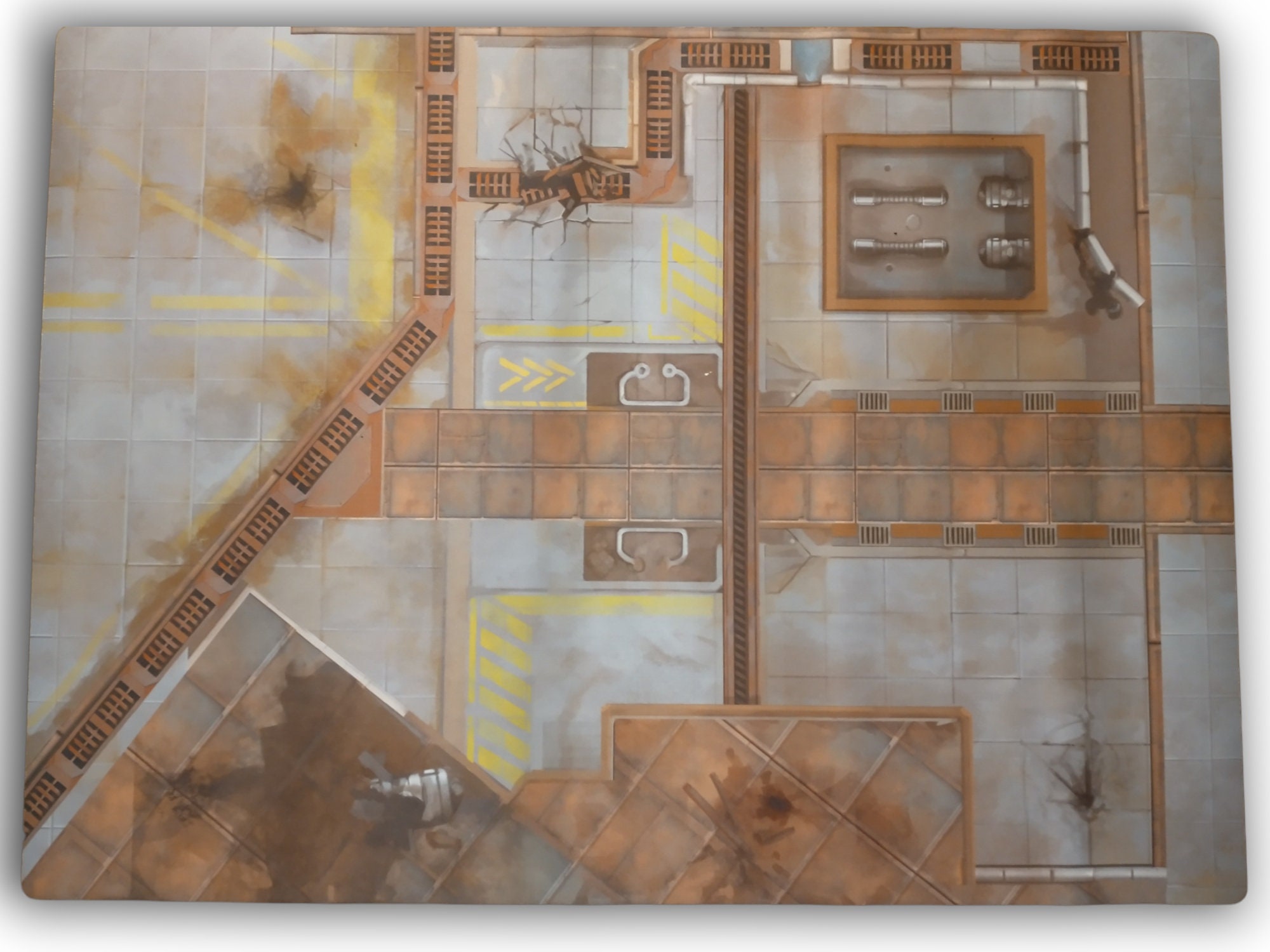 Industrial Sci Fi Playmat for Use in Miniature Wargames Like Kill Team ...