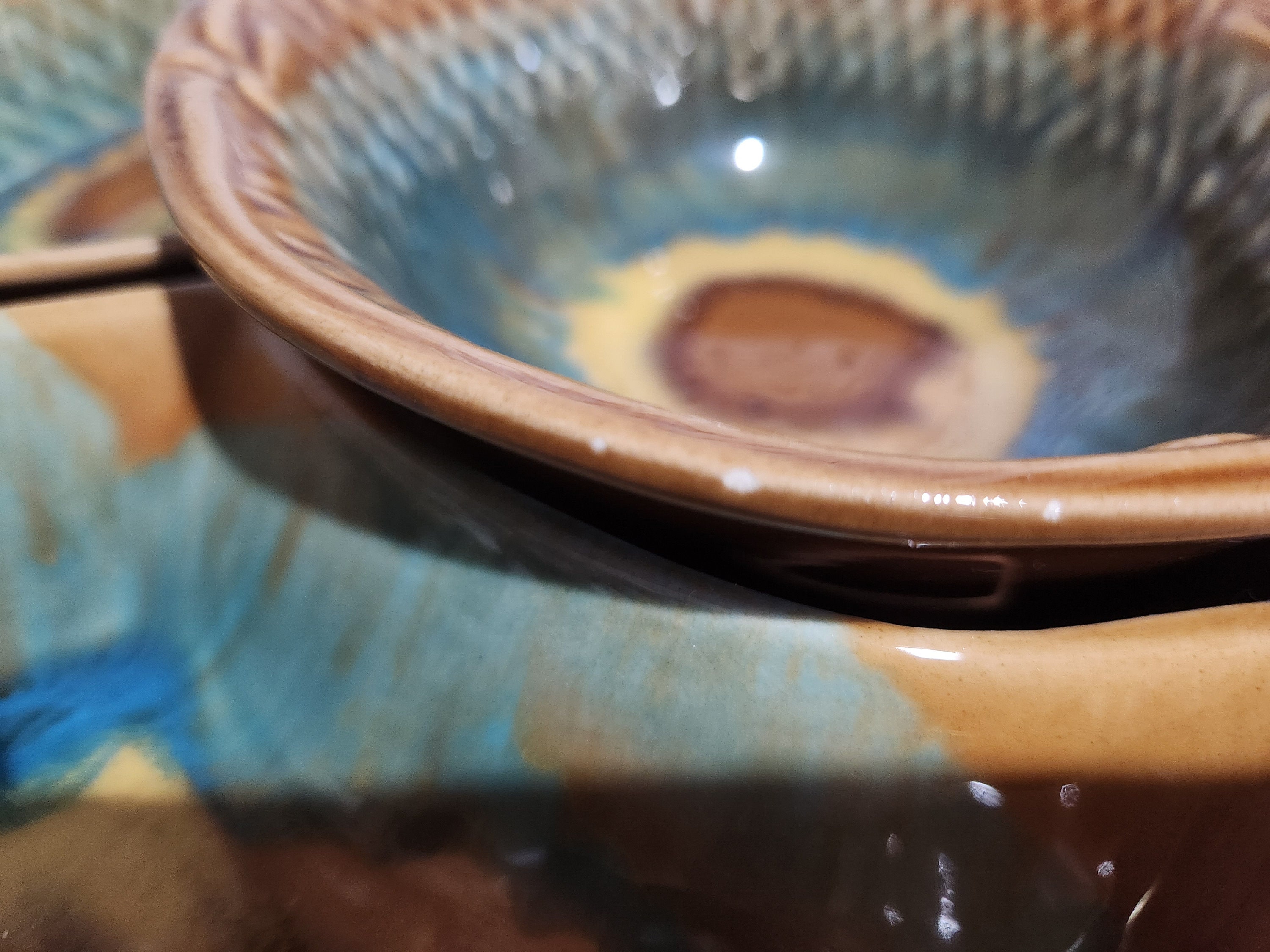 Rare Marcia of California Pottery Lazy Susan Rotating Chip/dip ...