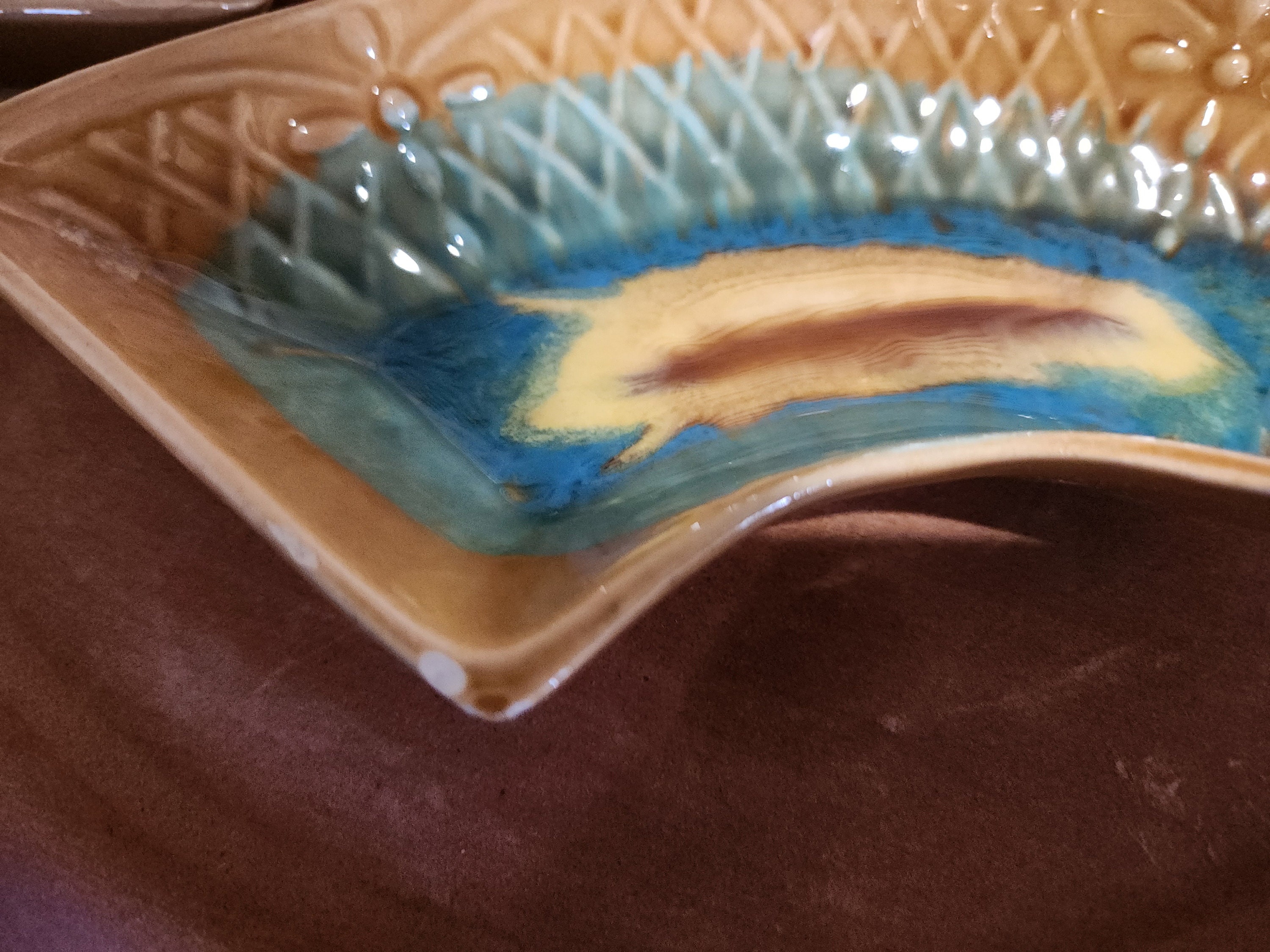 Rare Marcia of California Pottery Lazy Susan Rotating Chip/dip ...