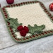 Holly Square Crochet PATTERN, Granny Square Crochet Pattern, Crochet ...