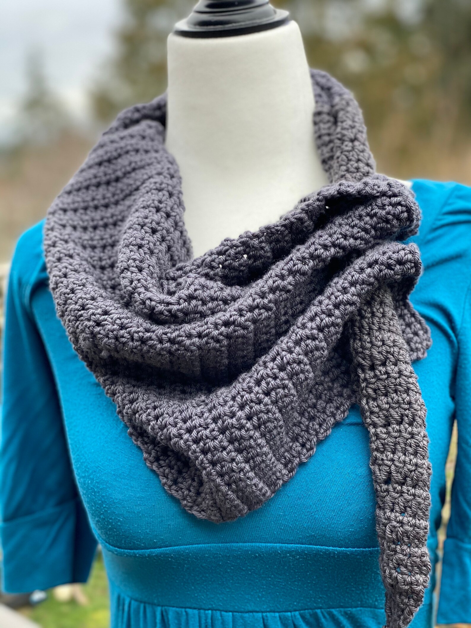 Through the Loop Scarf Crochet PATTERN PDF Loop Scarf Crochet - Etsy