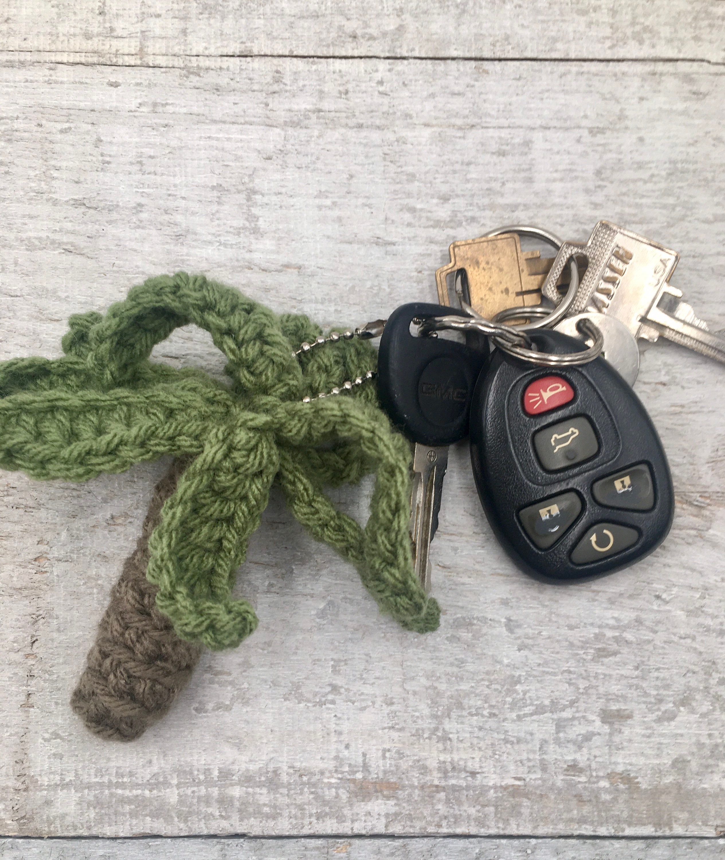Palm Tree Key Chain Crochet PATTERN PDF Palm Tree Crochet | Etsy