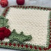 Holly Square Crochet PATTERN, Granny Square Crochet Pattern, Crochet ...
