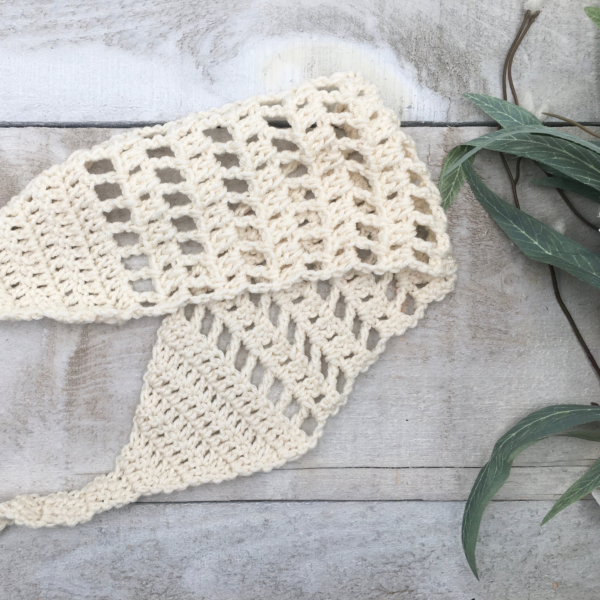 Whimsy Head Wrap Crochet PATTERN PDF Crochet Hair Scarf - Etsy