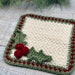 Holly Square Crochet PATTERN, Granny Square Crochet Pattern, Crochet ...